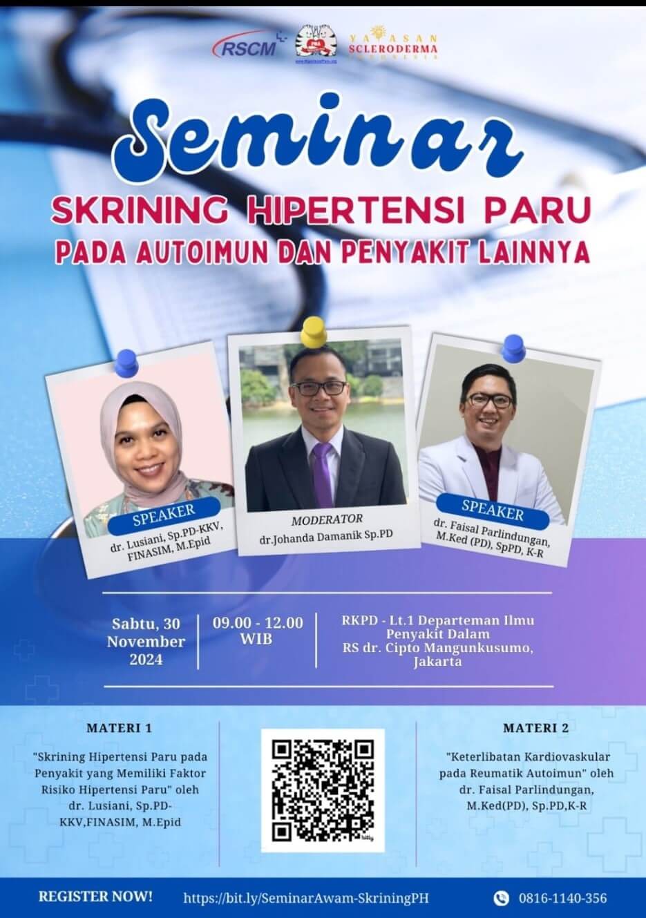 Seminar: Skrining Hipertensi Paru pada Penyakit Autoimun dan Penyakit ...